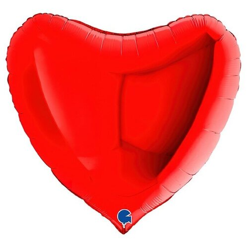 Шар фольгированный Сердце 36", цвет красный 3916164