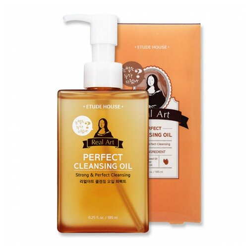 Etude гидрофильное масло Real Art Perfect Cleansing Oil, 185 мл, 255 г