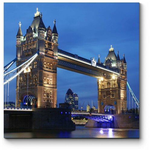 Модульная картина Тауэрский мост на закате дня, Лондон 140x140