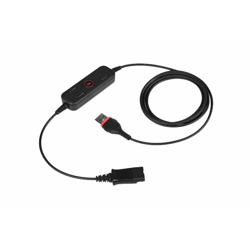 VoiceXpert VXH-A9P - шнур-переходник QD на USB-A (QD-Plantronics/USB-A, 3 кнопки)