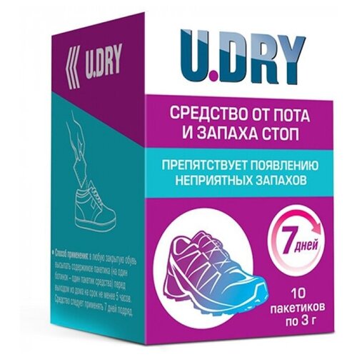 Elfarma Тальк для ног U.DRY, 30 мл, 30 г