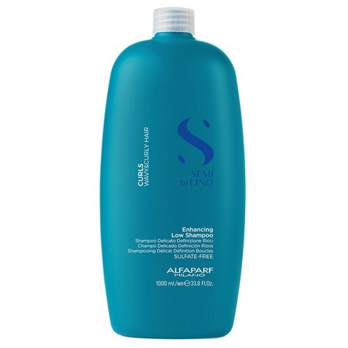 Alfaparf Milano шампунь Semi Di Lino Curls Enhancing Low Shampoo для волос, 1000 мл