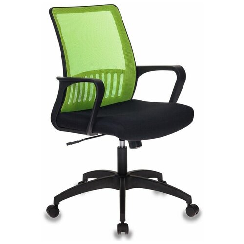 Компьютерное кресло Бюрократ MC-201 офисное, обивка: сетка/текстиль, цвет: зеленый/черный
