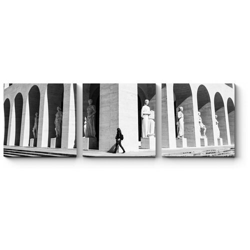 Модульная картина Дворец итальянской цивилизации 60x20