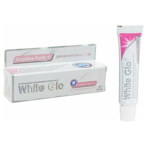 Отбеливающая зубная паста White Glo для снижения чувствительности зубов 24 г