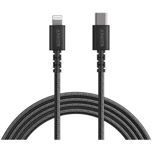 ANKER Powerline Select+ Lightning-USB-C, 0.9 м, черный