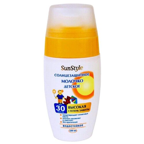 SunStyle SunStyle детское молочко солнцезащитное SPF 30, 100 мл