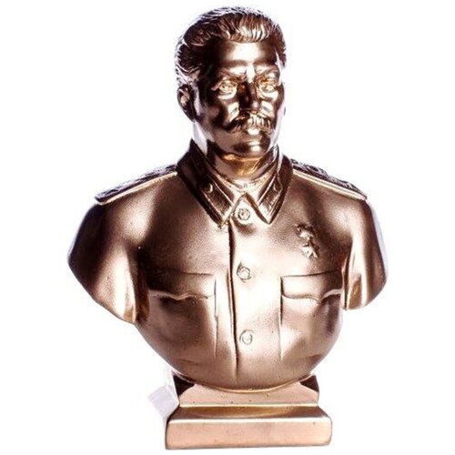 Статуэтка Бюст И. В Сталин 16 см гипс, цвет бронза