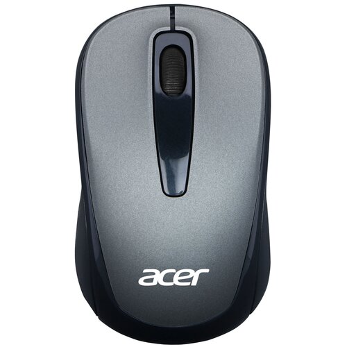Мышь Acer OMR134 серый оптическая 1000dpi беспроводная USB для ноутбука 3but
