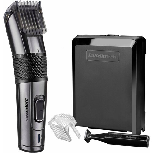 Машинка для стрижки Babyliss E978E черный (насадок в компл:2шт)