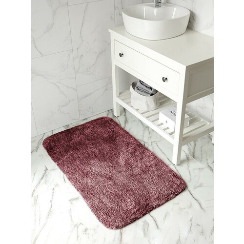Коврик для ванной DeNASTIA Софт 60x100см, цвет лиловый M111302