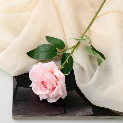Poetry in flowers Цветы искусственные "Роза Гран При" 8х56 см, розовый