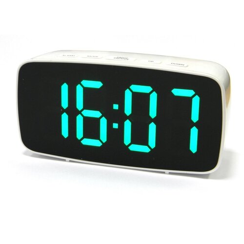Настольные электронные часы будильник, с температурой и календарем