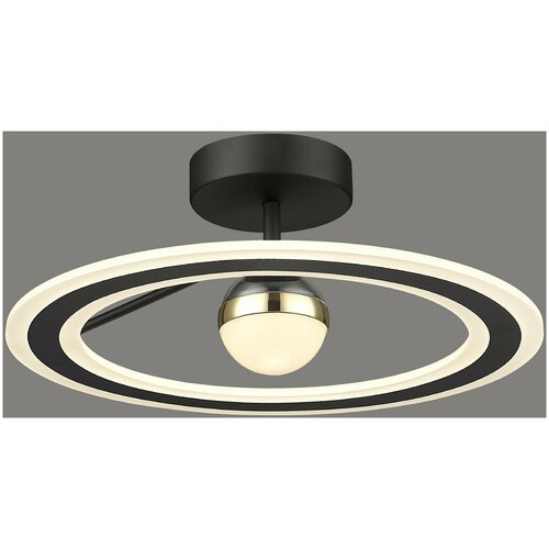 Светильник потолочный Velante 431-307-02, LED, 40Вт, кол-во ламп:1шт, Черный