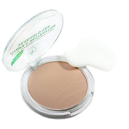 TF Cosmetics Компактная пудра с экстрактом зелёного чая 04 натуральный беж 12 г