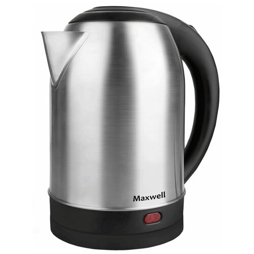Чайник Maxwell MW-1077, серебристый/черный