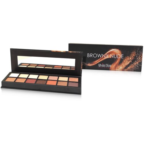 Alvin D'or Палетка теней для век Browny Nude AES-12, 15 г