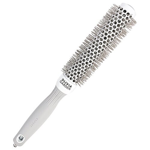 Термобрашинг для укладки волос Expert Blowout Speed Xl Wavy Bristles White&Grey 25 м