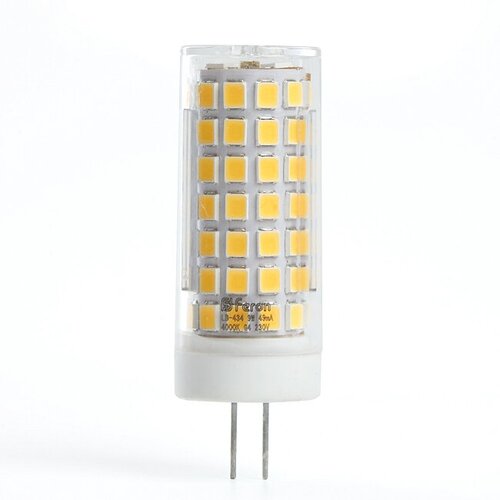Лампа светодиодная LED 9вт 230в G4 теплый капсульная | код 38143 | FERON (2шт. в упак.)