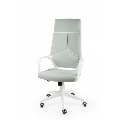 Компьютерное кресло NORDEN IQ для руководителя, обивка: текстиль, цвет: белый/серый