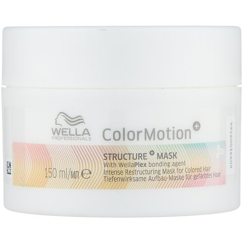 Wella Professionals Color Motion+ маска Structure+ для интенсивного восстановления окрашенных волос, 150 г, 150 мл, банка