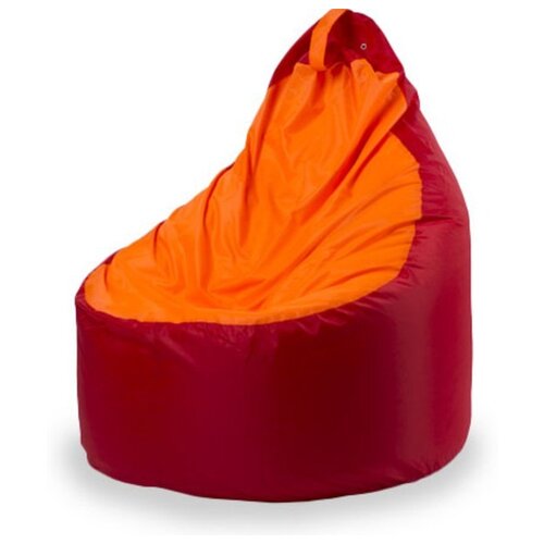 Пуффбери кресло-мешок Комфорт красный/оранжевый оксфорд 350 л