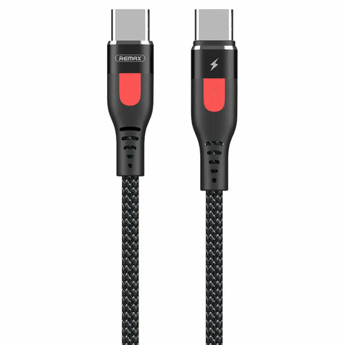 Кабель USB-C REMAX RC-151cc Super Type-C - Type-C, 4.5A, 1 м, черный
