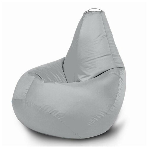 MyPuff кресло-мешок Груша, XXL серебристо-серый оксфорд 180 л