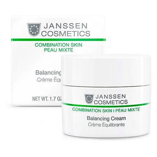 Janssen Combination Skin: Балансирующий крем для смешанной кожи лица (Balancing Cream), 50 мл