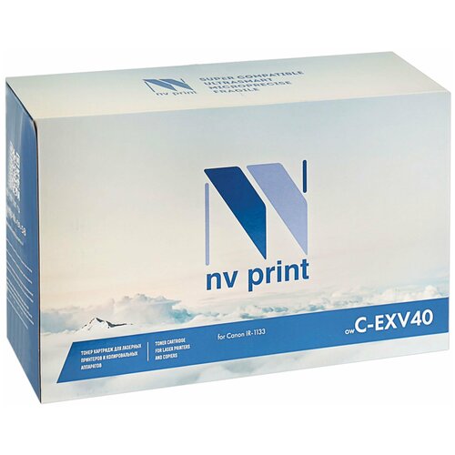 Тонер NV PRINT (NV-CEXV40) для CANON iR1133/ iR1133A/ iR1133IF, ресурс 6000 страниц, NV-CEXV40X 363255