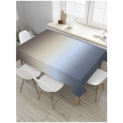 Скатерть прямоугольная JoyArty на кухонный стол "Пустыня красок" из оксфорда, 180x145 см