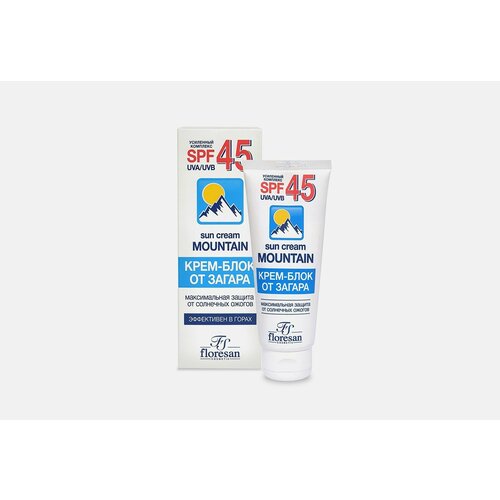 Водостойкий крем блок от загара spf 45 waterproof specially for mountains