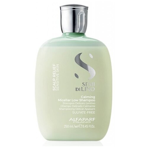 Alfaparf Milano шампунь Semi Di Lino Scalp Sensitive Skin Relief Calming Micelllar Low, 250 мл