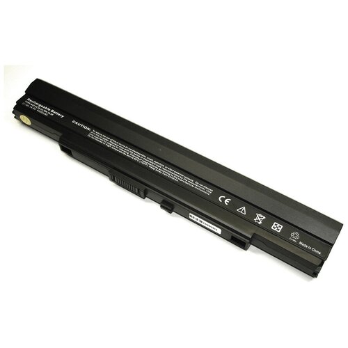 Аккумуляторная батарея для ноутбука Asus A1, PL30, PL80, U30 14.4V 5200mAh A42-UL50 OEM черная