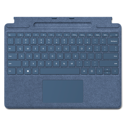 Клавиатура Microsoft Surface Pro X/8/9 Signature Keyboard Alcantara (Saphire) RUS