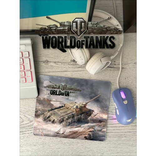 Коврик для мыши игровой компьютерный World of tanks
