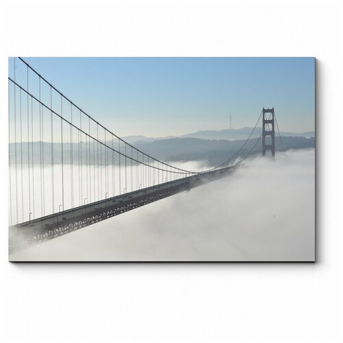 Модульная картина Туман над мостом "Золотые ворота" 80x53