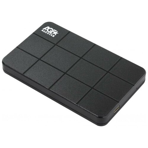 Корпус для HDD/SSD  AGESTAR 3UB2P1C, черный