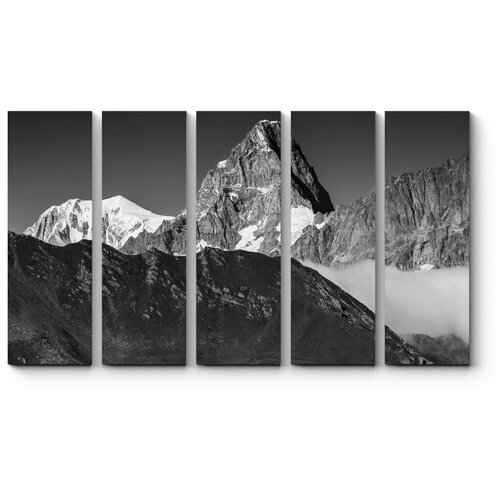 Модульная картина Величественные горы 150x90