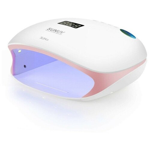 SUNUV Лампа для сушки ногтей 4S Smart 2.0, 48 Вт, LED-UV белый/розовый