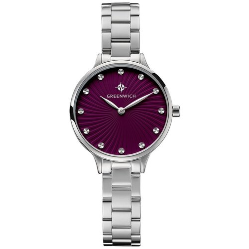 Наручные часы GREENWICH Classic, фиолетовый