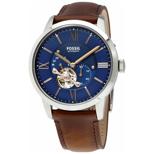 Наручные часы FOSSIL Townsman ME3110, синий, коричневый