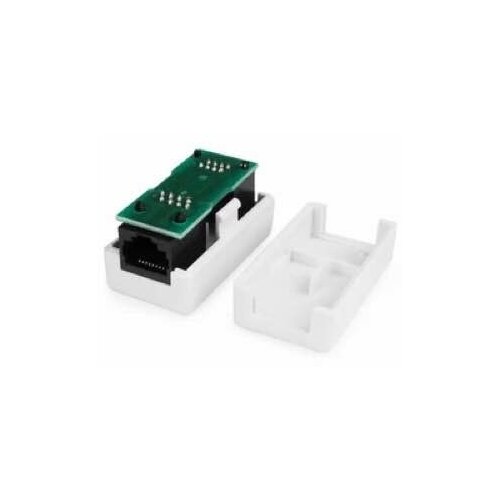 Соединитель, проходник, Gembird, RJ-45 (F) - RJ-45 (F), категория 5e, 2 разъема, белого цвета