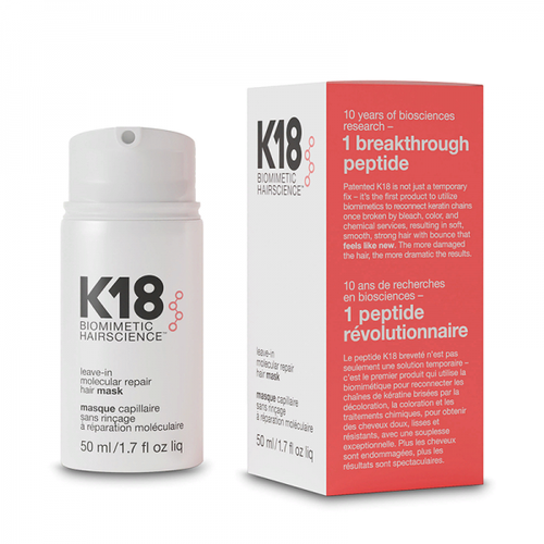 K-18 Leave-in molecular repair hair mask - Маска несмываемая для молекулярного восстановления волос 50 мл