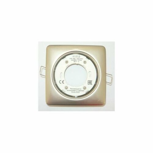 Встраиваемый светильник Ecola GX53 H4 св-к Квадрат Жемчуг 41x107 FP53S4ECB (5 шт.)