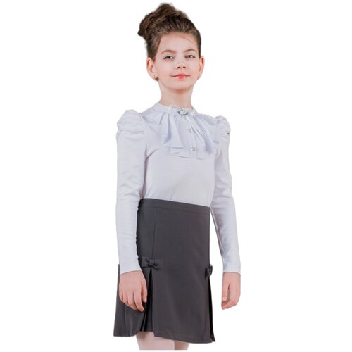 Школьная юбка Инфанта, размер 152/76, серый