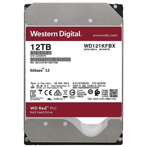 Жесткий диск Western Digital 12 ТБ WD121KFBX