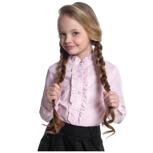 Школьная блуза Mini Maxi, размер 134, розовый