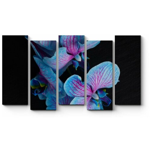 Модульная картина Голубая орхидея100x58