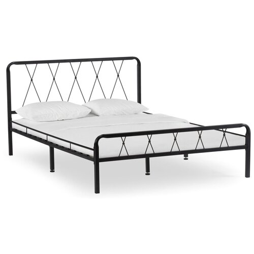Кровать полутораспальная металлическая KAPIOVI FAMO 120, черная